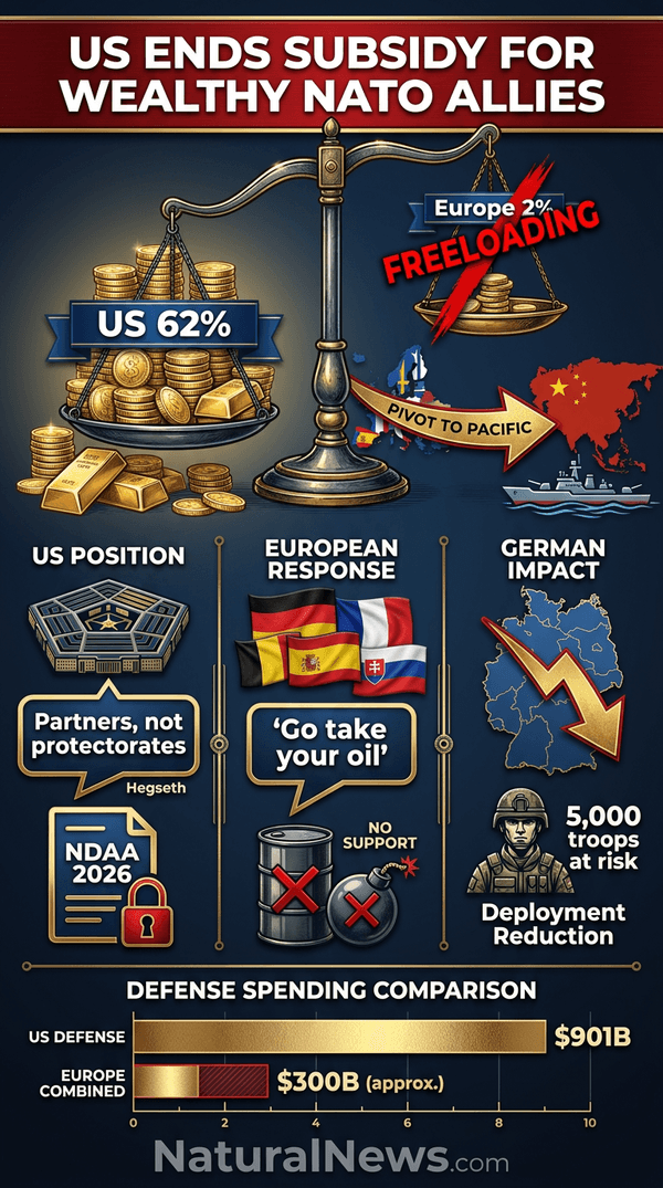Hegseth says U.S. will stop subsidizing wealthy NATO members
