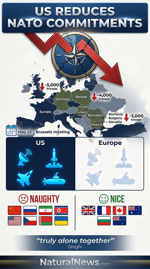 U.S. to Reduce NATO Wartime Troop Commitments, Reuters Reports